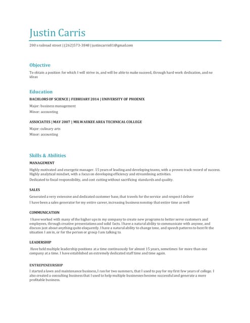 Tymel Smith Resume 1 | DOCX