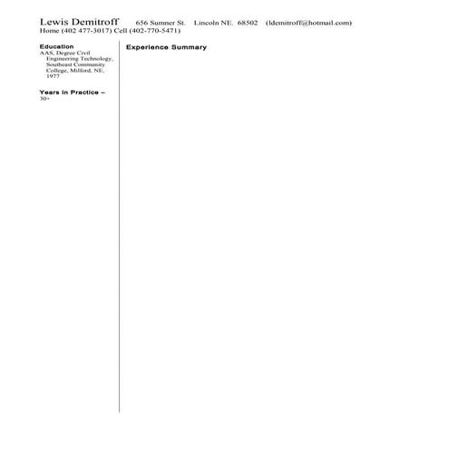New Resume 5-09-14 | PDF