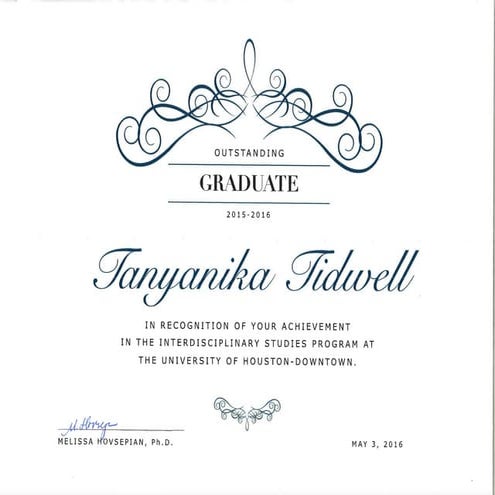 Outstanding Graduate 2015-2016 | PDF