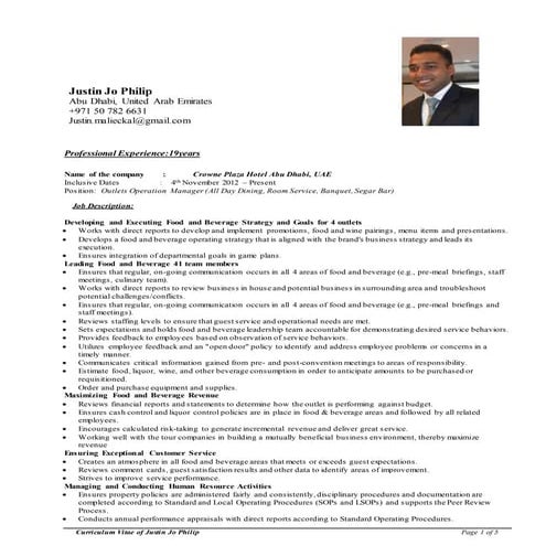 justin cv updated | DOCX