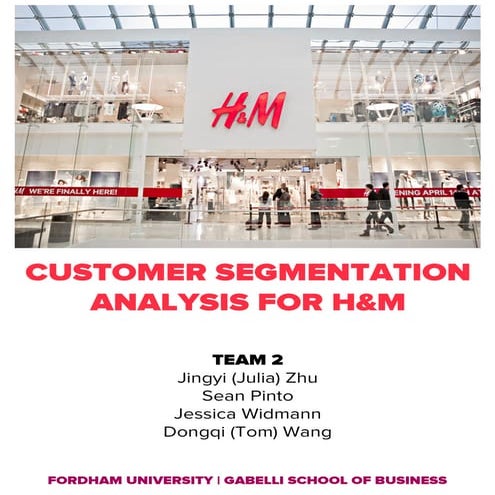 Six months Hypothetical buying plan of H &M. | PPTX