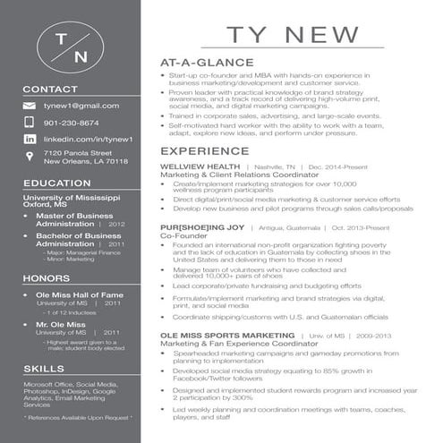 Ty New - Resume | PDF
