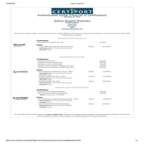 View Transcript | PDF