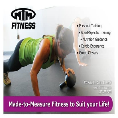 MTM flyer and postcard | PPT