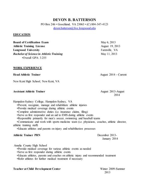 Brian Hogan Resume (Actual) | PDF