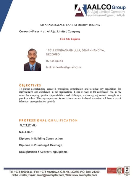 jamal zain c.v - | PDF