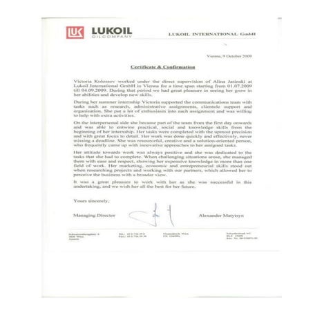 LUKOIL REFERENCE | PDF