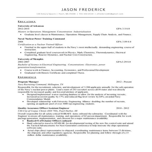 Frederick Resume | DOCX