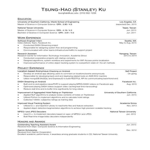 TsungHao_Resume_v2 | PDF