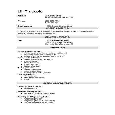 Resume | PDF