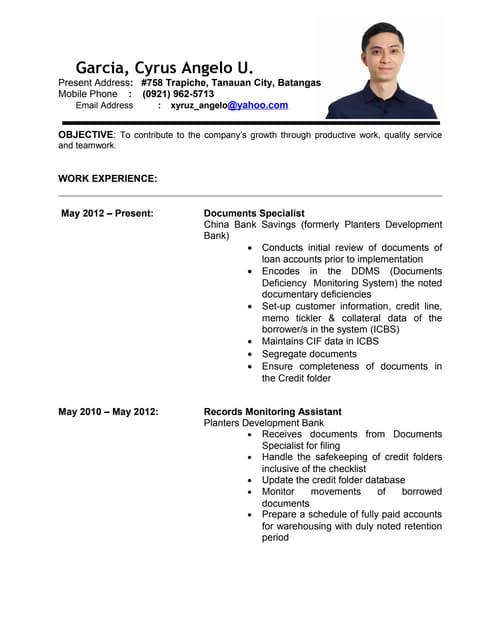 Agustin MTA Resume | PDF