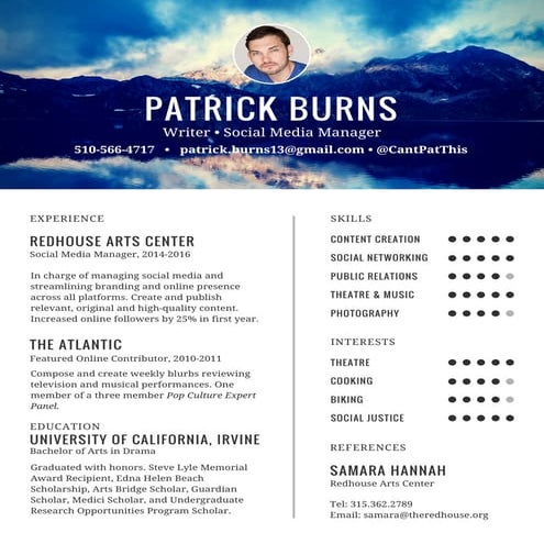 Patrick Burns Cover Letter | PDF
