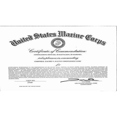 CERT OF COMMendation | PDF