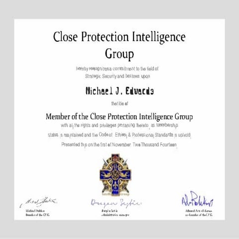 me close-protection-intelligence-certificate-member-1-638 | PPT
