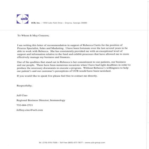 Letters of Recommendation UCB | PDF