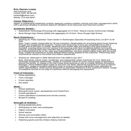 Eric Lewis Resume_Professional Resume – 03 | PDF