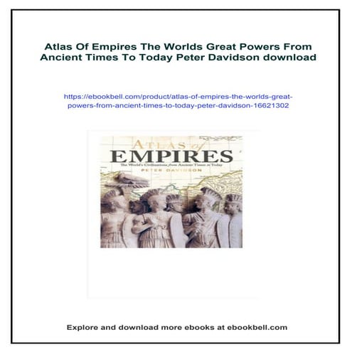 Atlas Of Empires The Worlds Great Powers From Ancient Times To Today ...