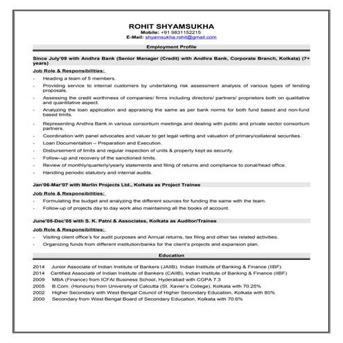 Rohit_resume | PDF