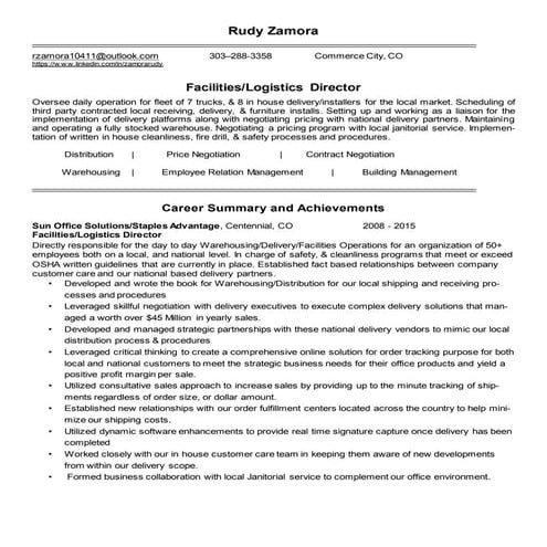 Gary Barbour Resume | DOCX