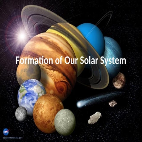 The solar system is a vast space region centered around the Sun | PPT