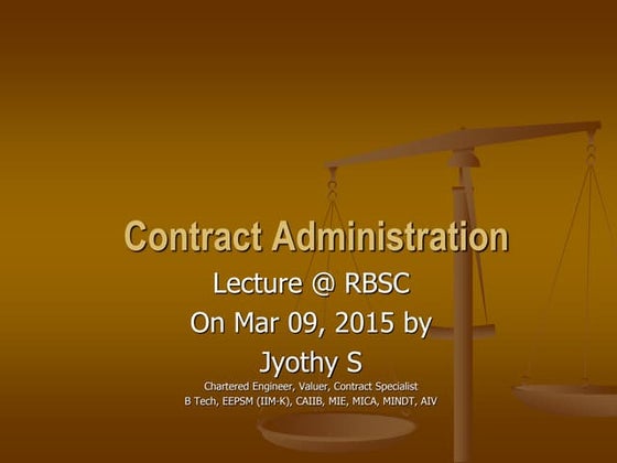 Specifications 101 | PPT