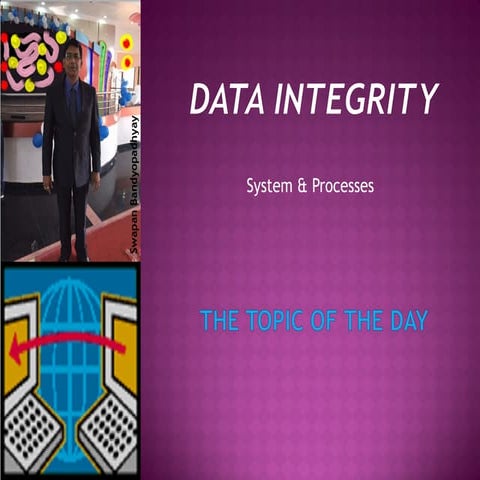 Data integrity. swapan | PPT