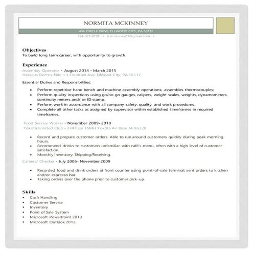 Corey's Resume | DOCX