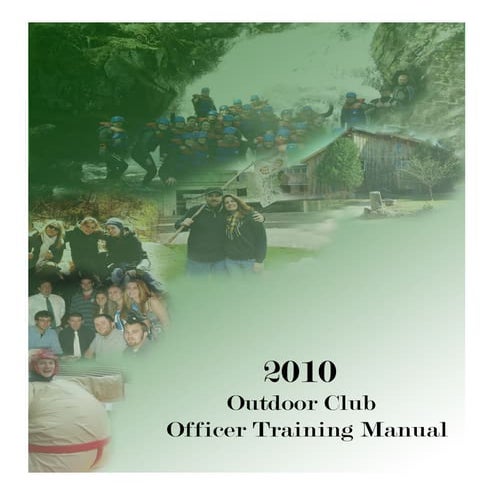 OutdoorClub officer manua FINAL | PDF