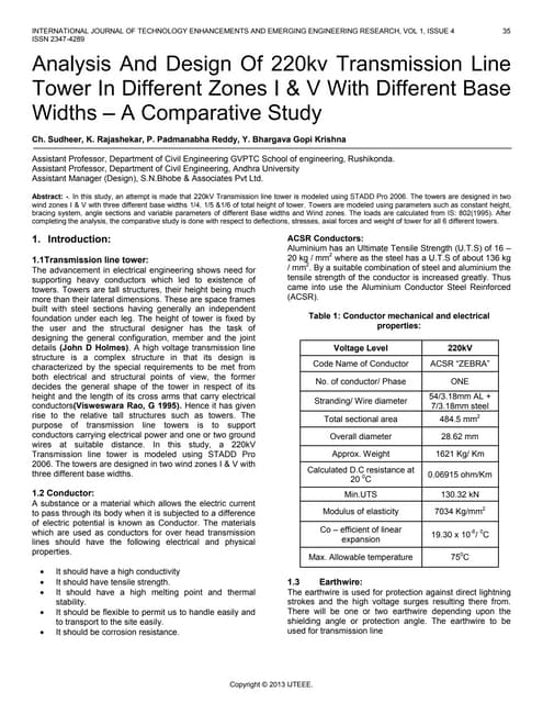 Optimal Design of Overhead Transmission Line Towers in Relation with Environmental and Land ...