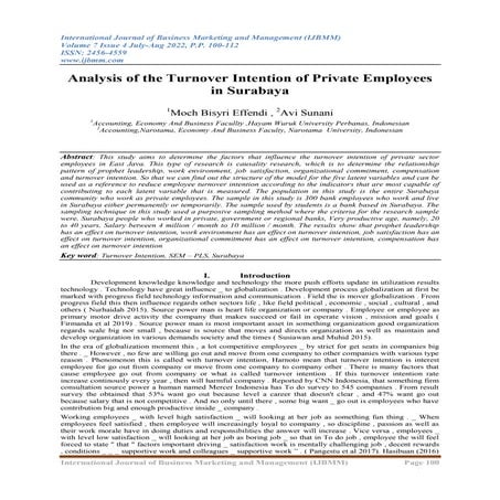 Determinants of employee turnover intention | PPTX