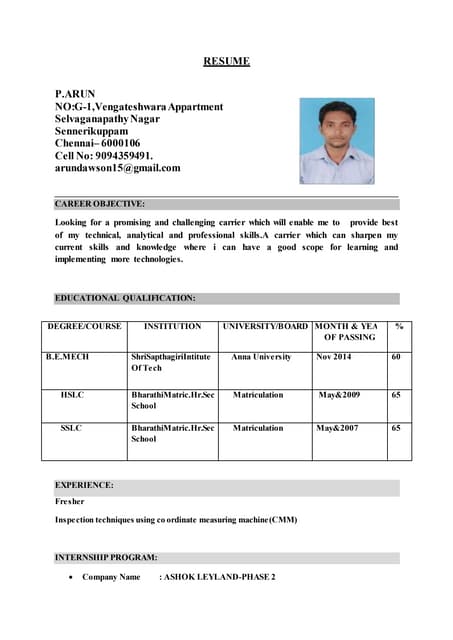 CV harish | PDF