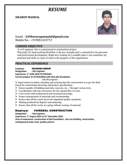 CV FOR MIZAN | DOC