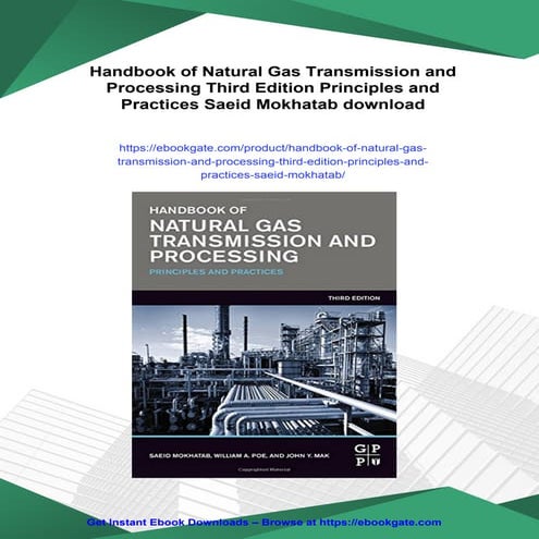 Handbook of Natural Gas Transmission and Processing Third Edition ...
