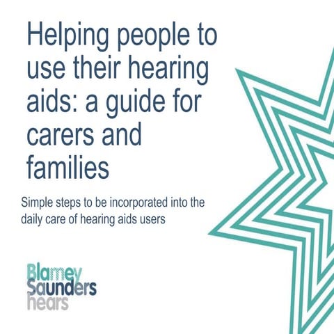 Helping people to use their hearing aids | PPTX