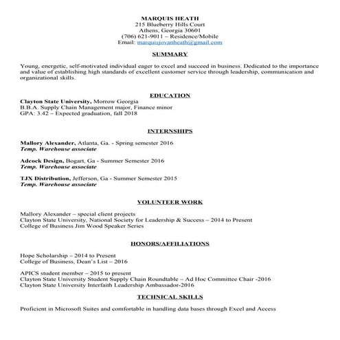 improved resume | DOC