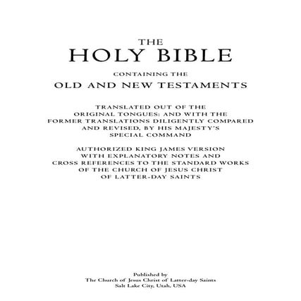 Bíblia em inglês - Gratuita - Completa - Estados Unidos | PDF