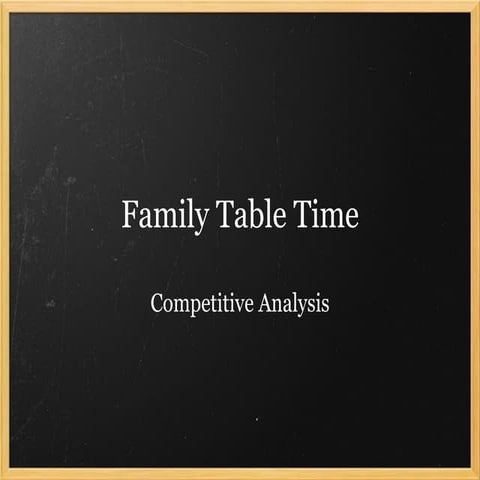 Family Table Time | PPT