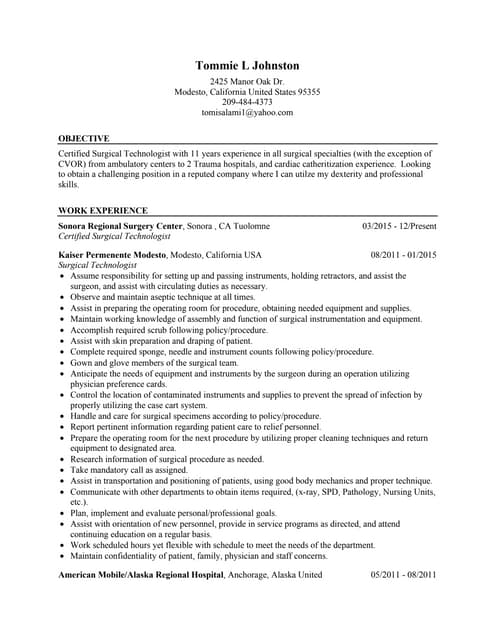 Mary Ellen Girgis CST Resume | PDF
