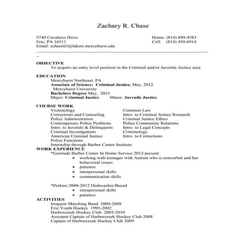 zach resume | PDF