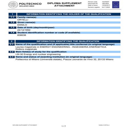Courses attended with description | PDF