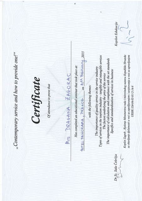 Rockland certificate | PDF