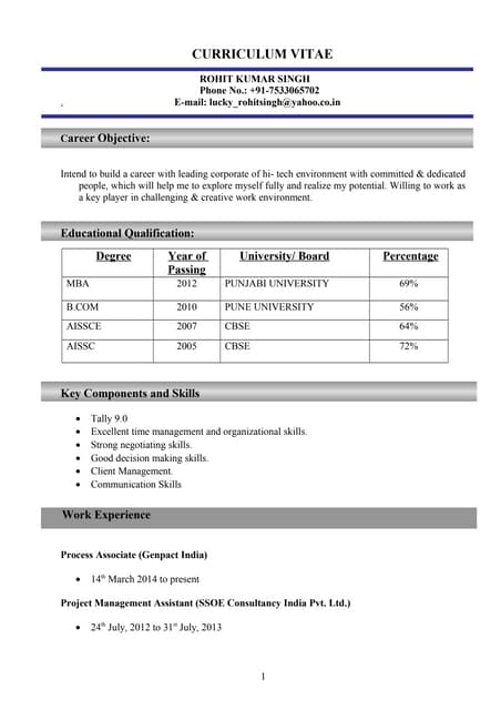 CV - Kamlesh V-02 | PDF