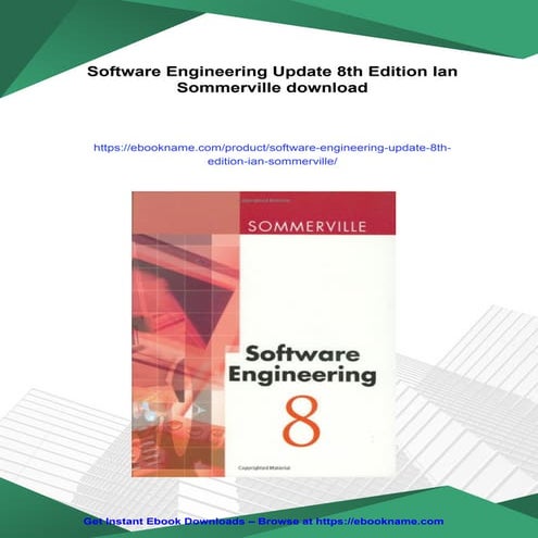 Software Engineering Update 8th Edition Ian Sommerville | PDF