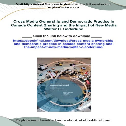 Get Cross Media Ownership and Democratic Practice in Canada Content ...