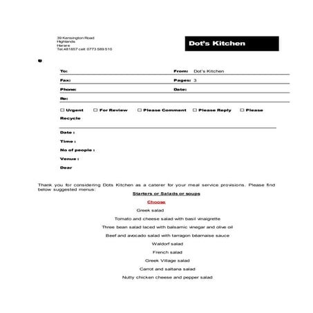 Menu choice option-1 (1) | PDF