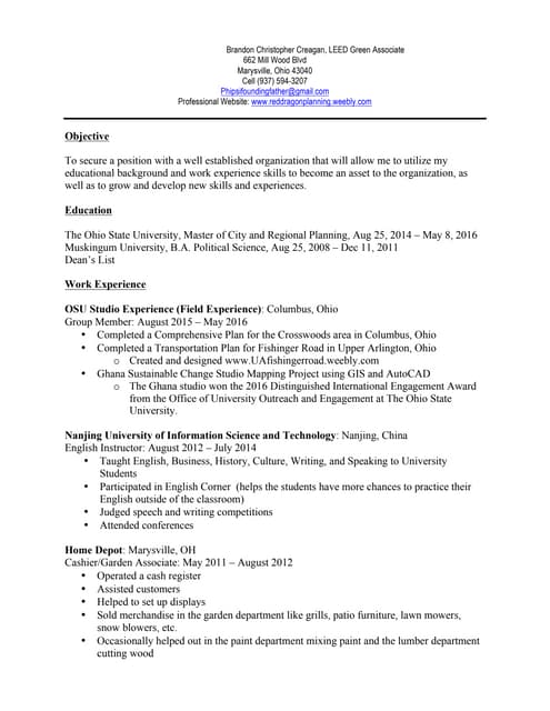 Law school sample resume | PDF