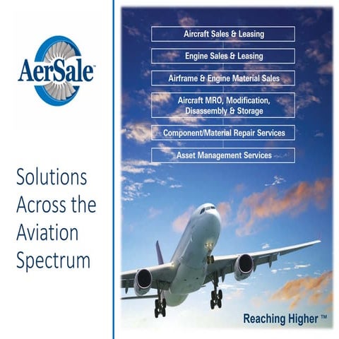 AerSale MRO Presentation | PPT