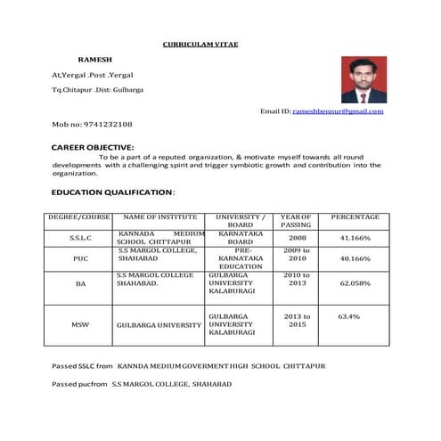 Shilpa Pursnani - CV | DOCX