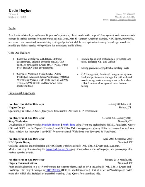 Daniel H_Resume - August, 2016 | PDF