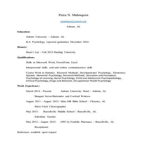 HEB Resume | DOCX